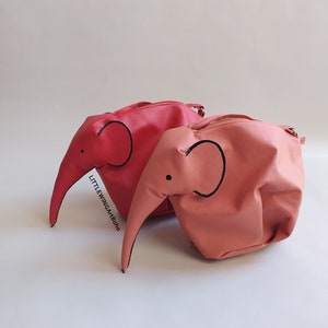 Elephant Bag,red Bag,red Elephant Bag,crossbody Bag,red Purse,red ...