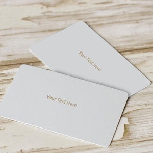 Personalised Photo & Message Plastic Card Keepsake - Etsy