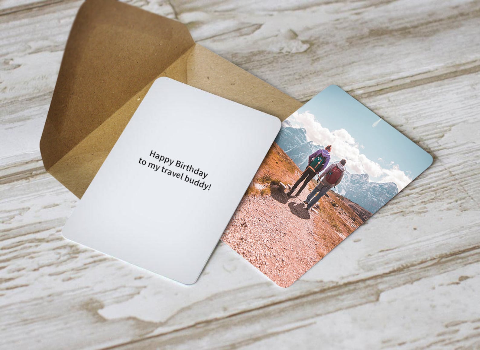 Personalised Photo & Message Plastic Card Keepsake | Etsy