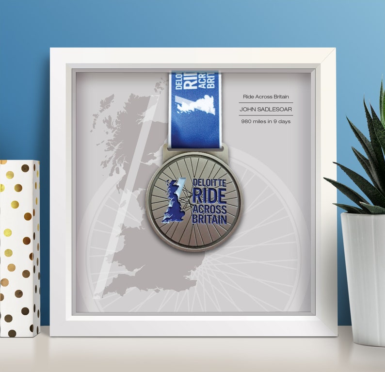 Ride Across Britain Personalised Medal Frame - Etsy