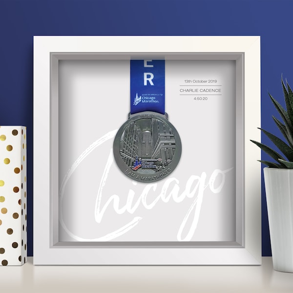 Chicago Marathon Picture Frame - Etsy
