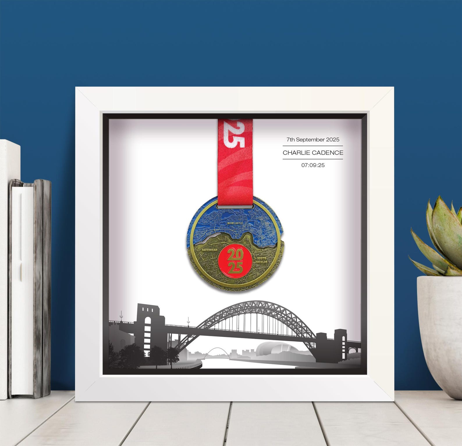 Great North Run Personalised Medal Frame - Etsy