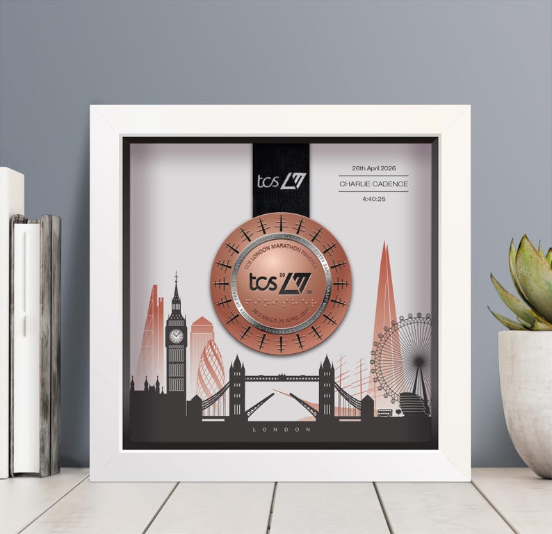 London Marathon Personalised Medal Frame 2026 - Etsy UK