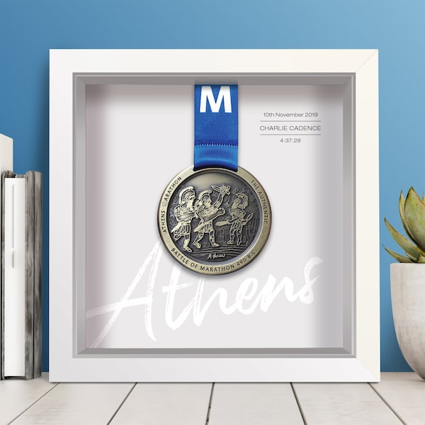 Athens Marathon Medal Frame - Etsy