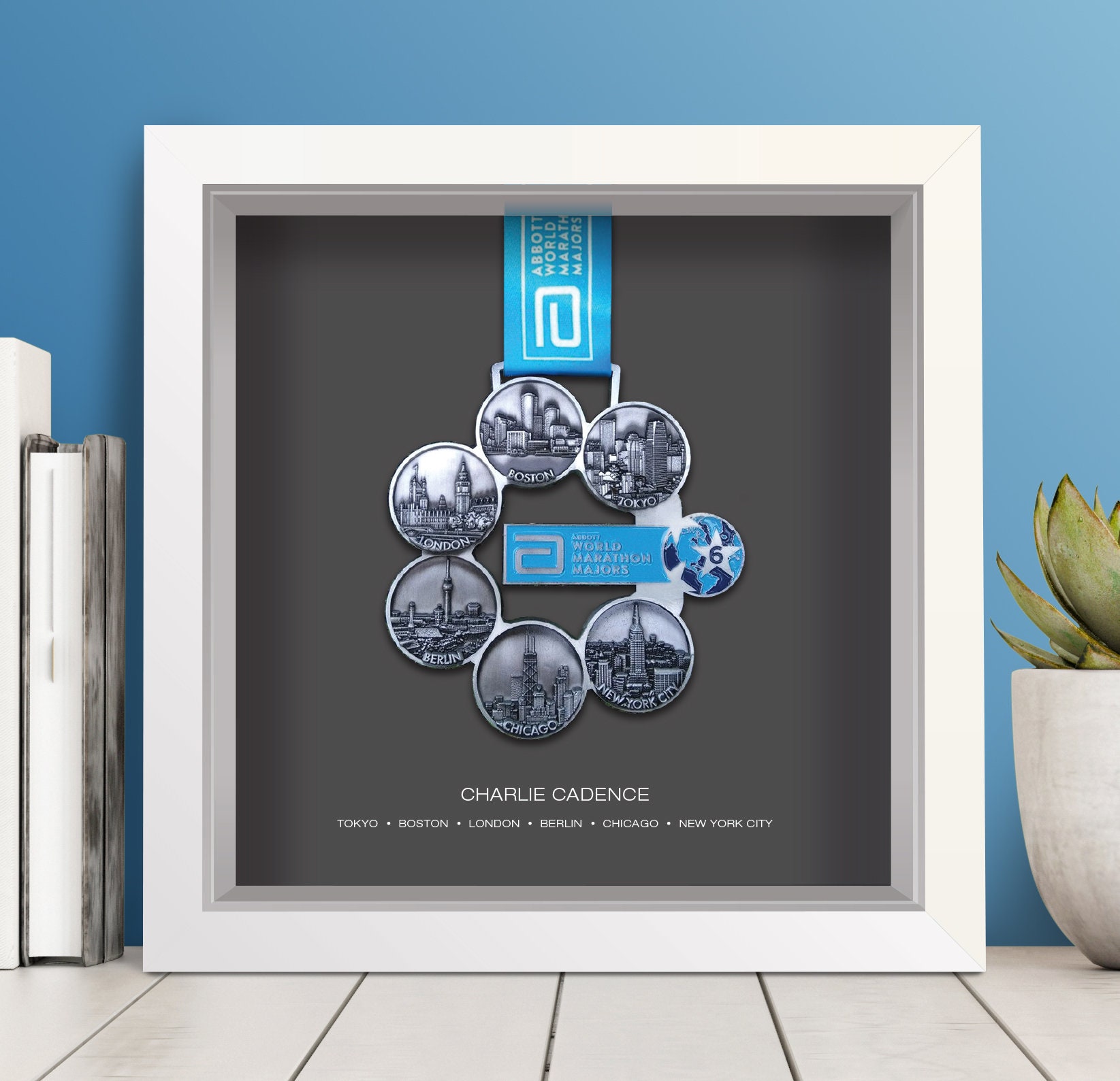 World Marathon Majors Six Star Medal Frame - Etsy UK