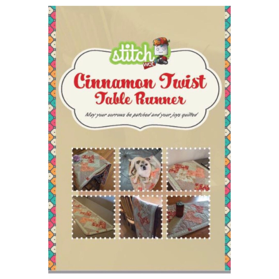 PAPER PATTERN - Cinnamon Twist Table Runner - Etsy