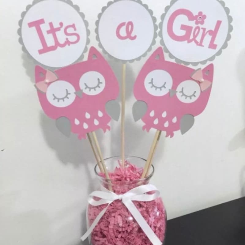 Girl Owl Baby Shower - Etsy