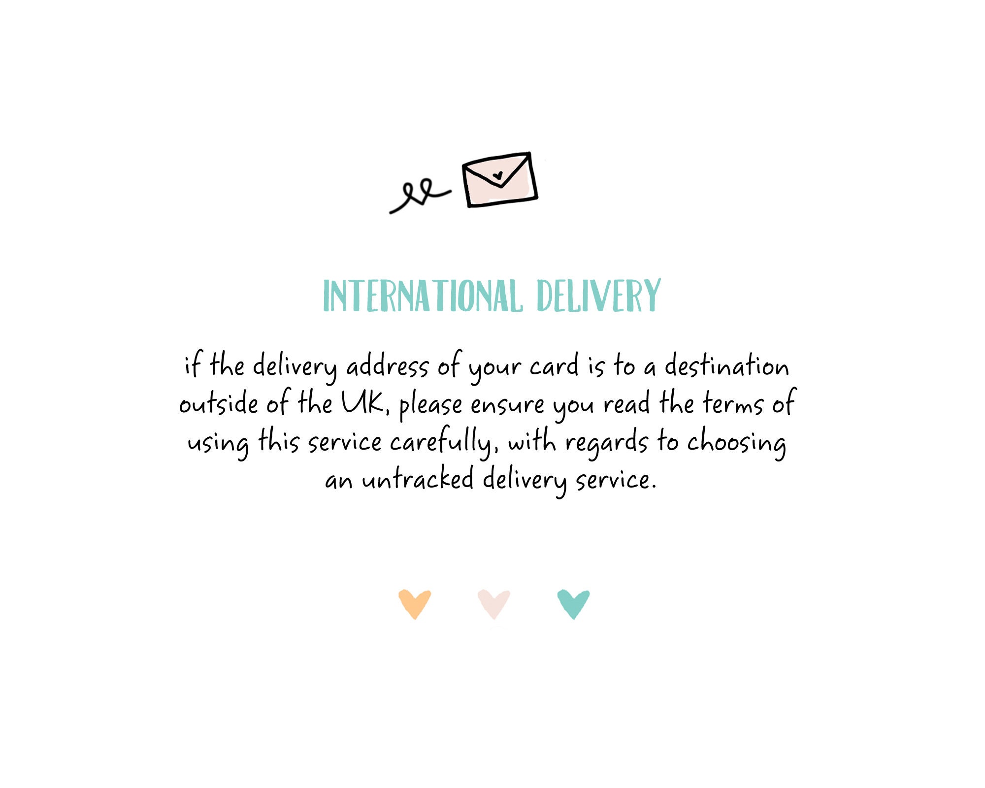 Card Sent Direct Service With Printed Message Inside - Etsy UK