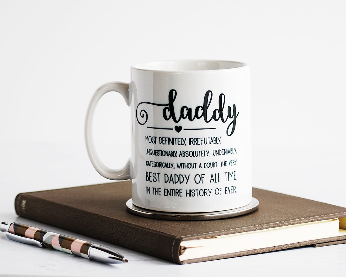 Best Dad Ever Mug Personalised Father's Day Gift | Etsy