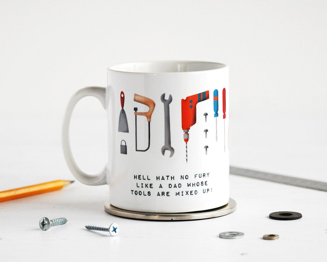 Funny Father's Day Gift Tools DIY Dad Hell Hath No Fury - Etsy