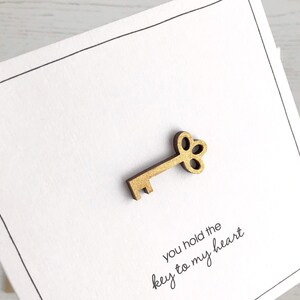 Key to My Heart Valentine's Card - Etsy