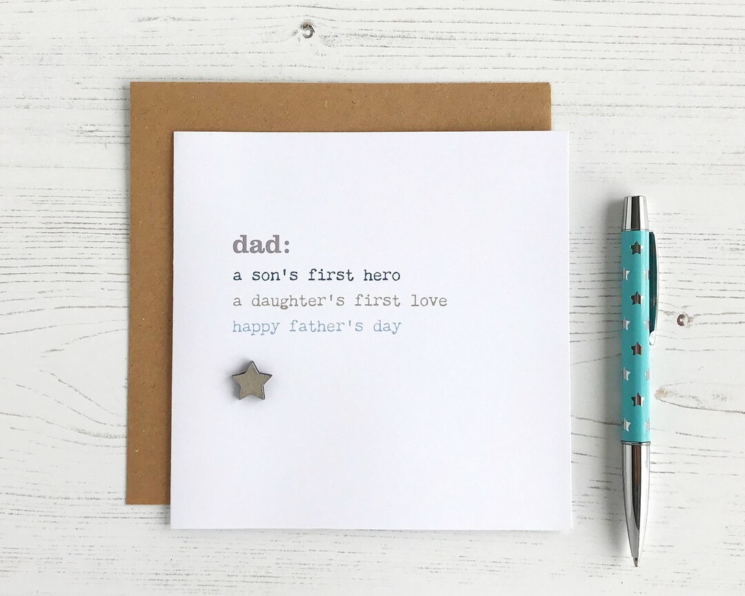 Sentimental Father's Day Card | Birthday Card for Daddy | Special Card ...