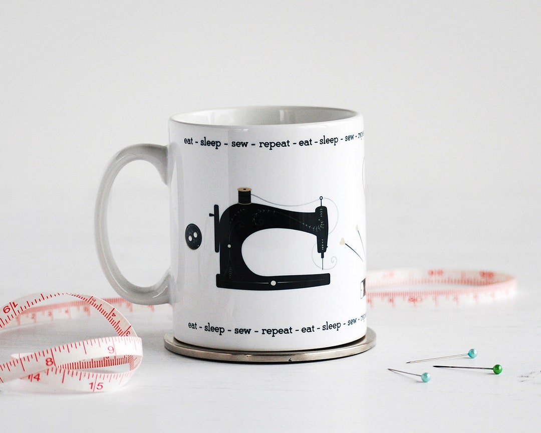 Sewing Gift Vintage Style Mug Gift for Sewists Dressmakers Crafter Mug ...