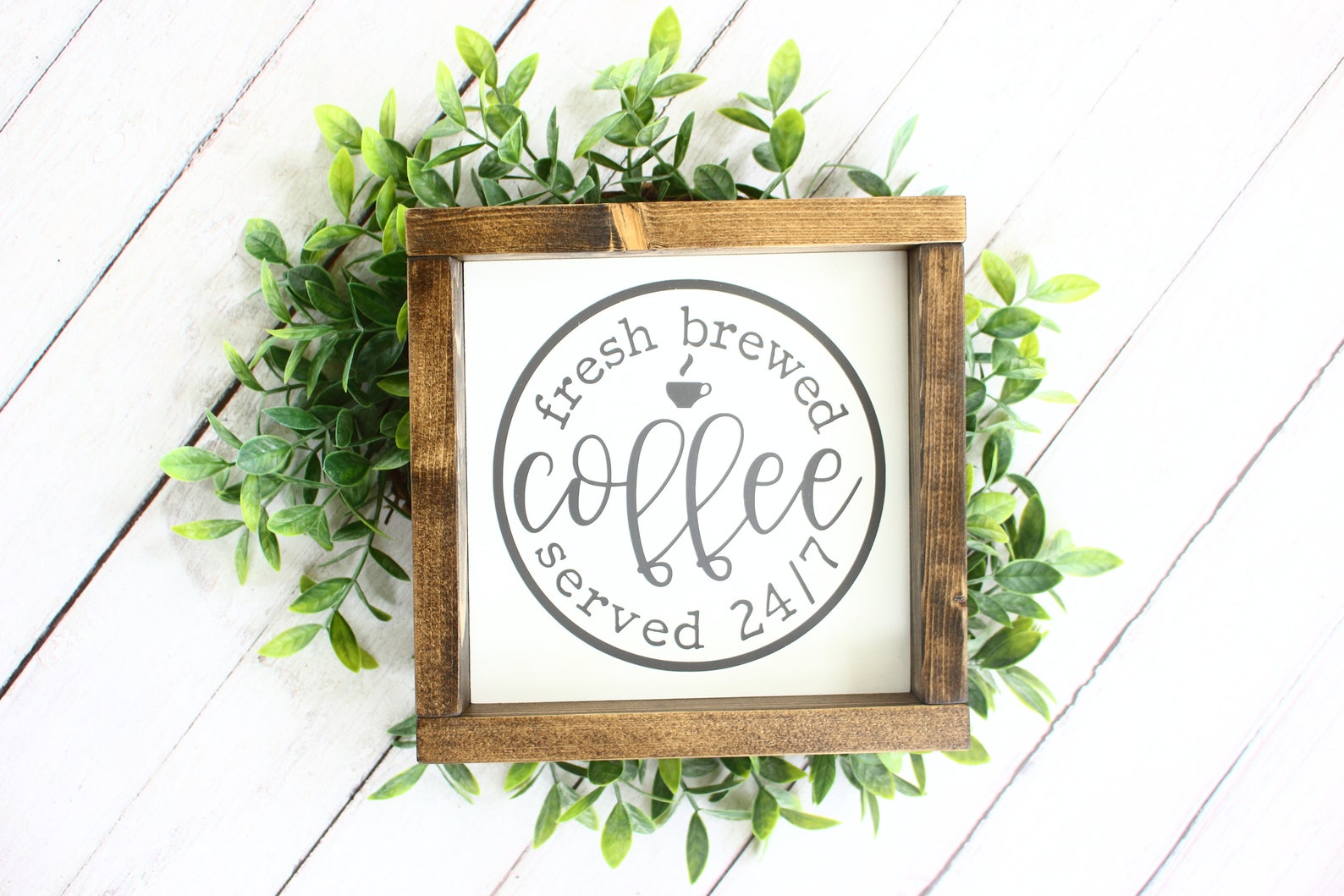 Rustic Coffee Bar Decor Signs Farmhouse Coffee Signs for | Etsy