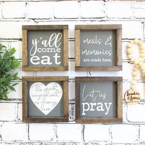 Eat Sign Kitchen Wall Decor Farmhouse Kitchen Decor Farmhouse | Etsy