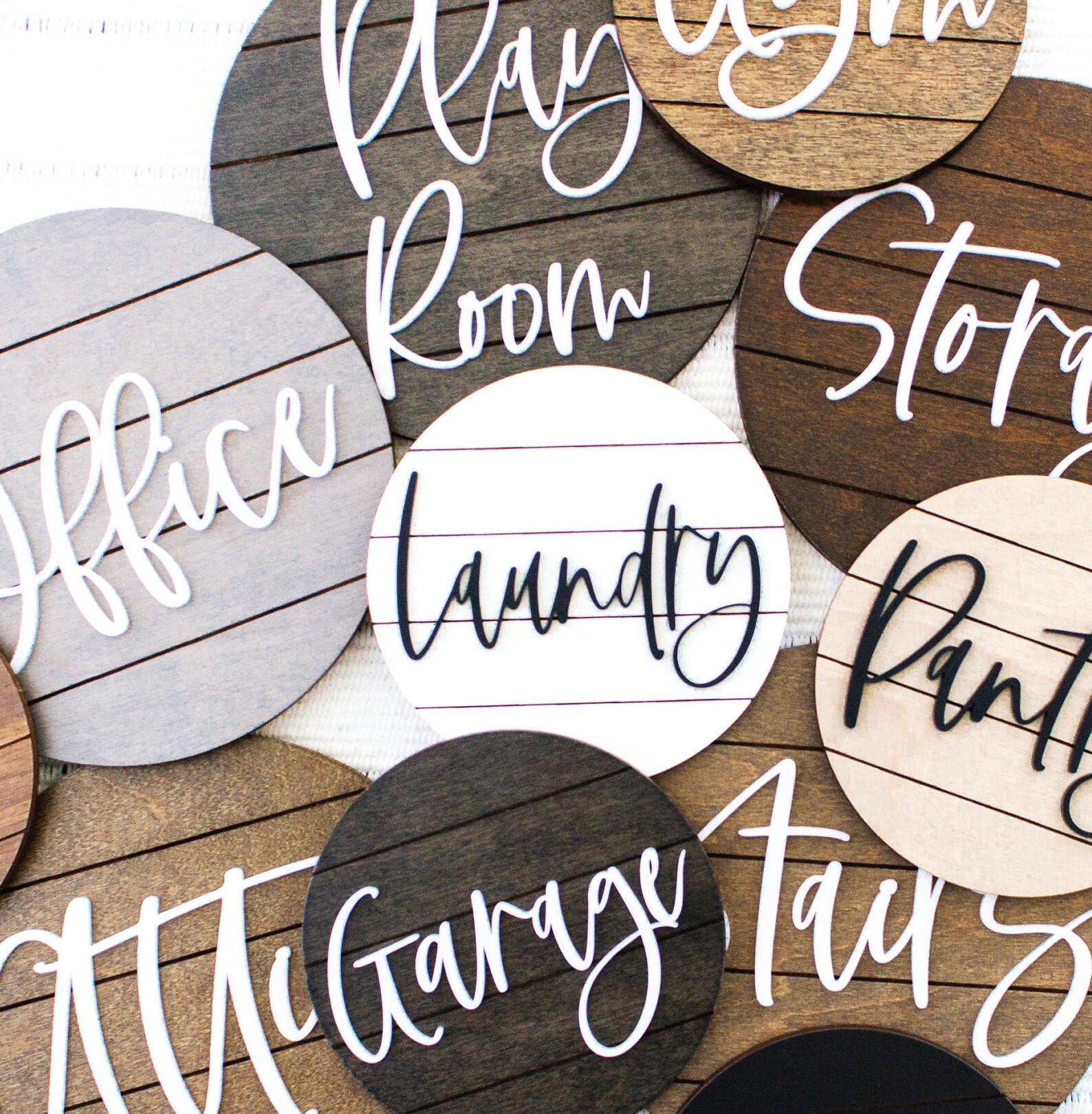 3D Lettered Shiplap Office Door Sign Laundry Door Sign Pantry Door Exit ...