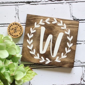 One Letter Initial Signs | Etsy