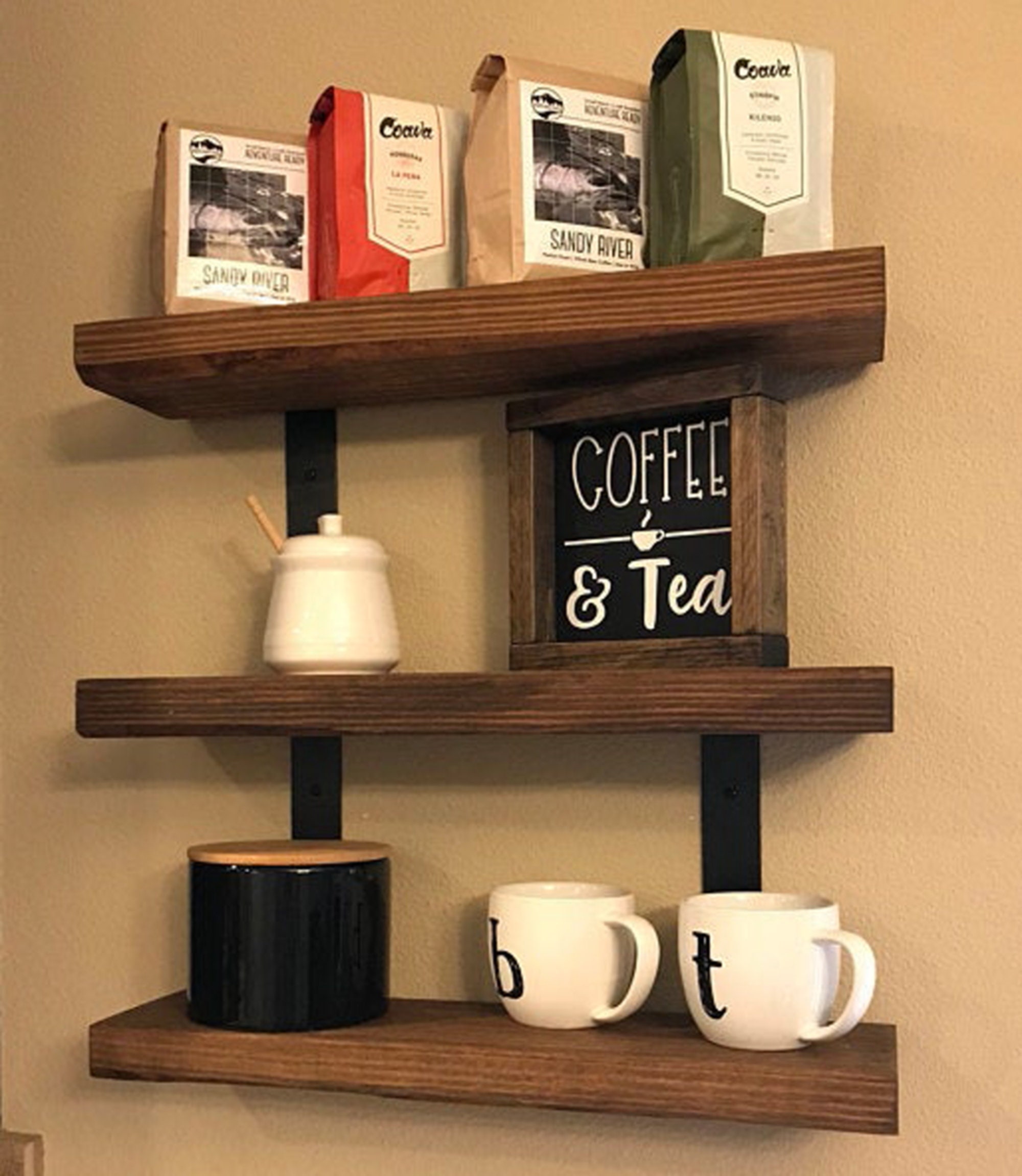 Rustic Coffee Bar Decor Signs Farmhouse Coffee Signs for | Etsy