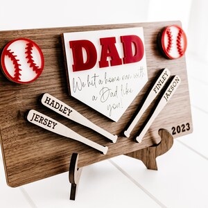 Baseball Themed Fathers Day Gift for Dad Sports Gift for Baseball Dad ...