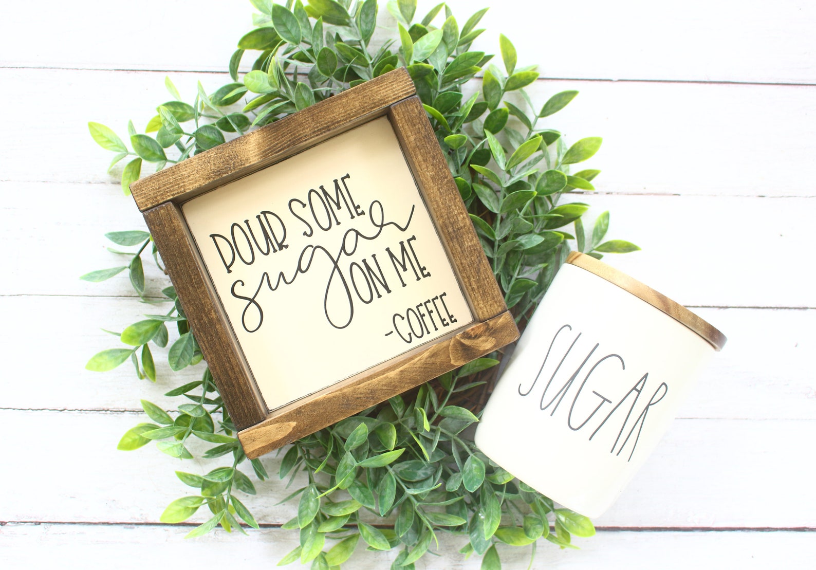 Rustic Coffee Bar Decor Signs Farmhouse Coffee Signs for | Etsy