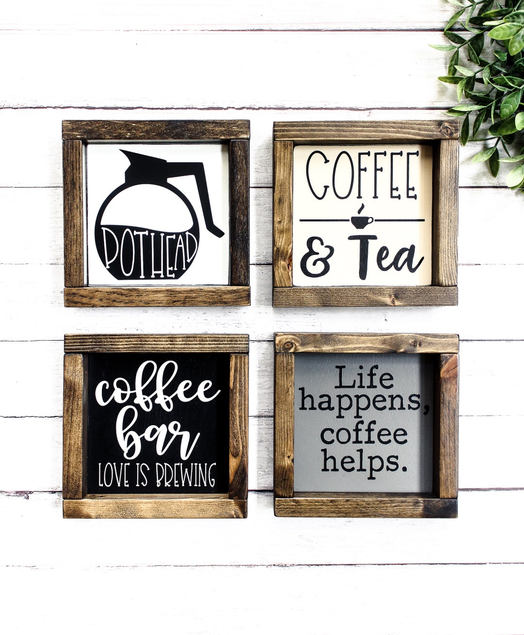 Rustic Coffee Bar Decor Signs Farmhouse Coffee Signs for Coffee Shop - Etsy