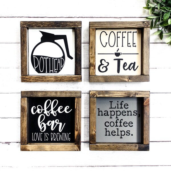 Coffee Bar Shelf - Etsy