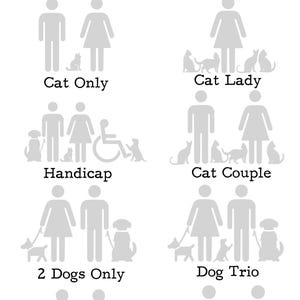 3D Restroom Sign With Pets Restroom Sign for Veterinarian Office Gift ...