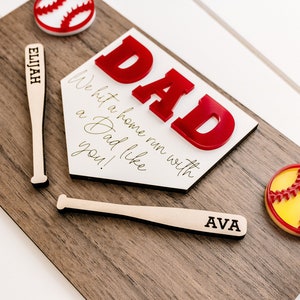 Baseball Themed Fathers Day Gift for Dad Sports Gift for Baseball Dad ...