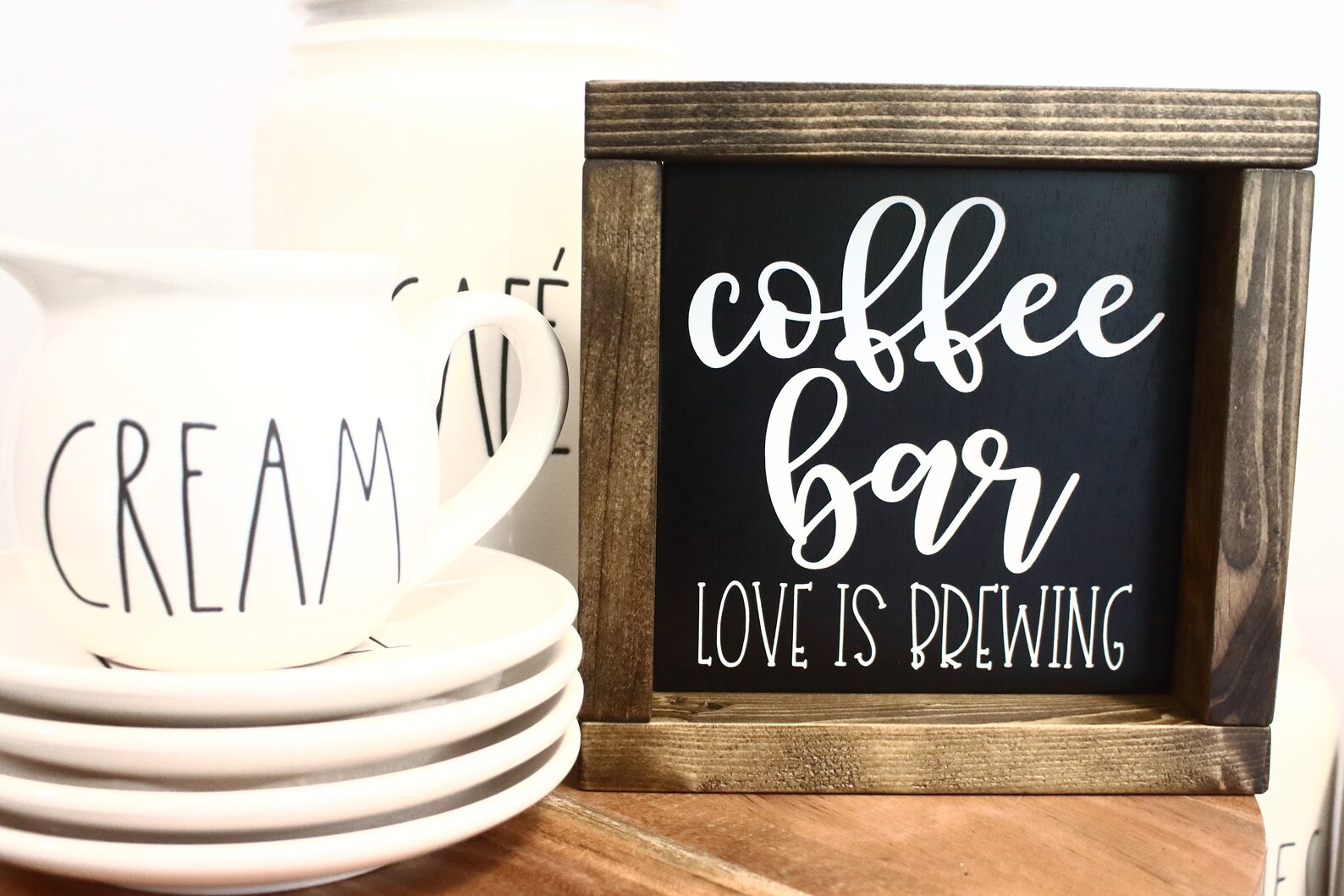 Rustic Coffee Bar Decor Signs Farmhouse Coffee Signs for - Etsy