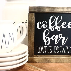 Rustic Coffee Bar Decor Signs Farmhouse Coffee Signs for Coffee Shop - Etsy
