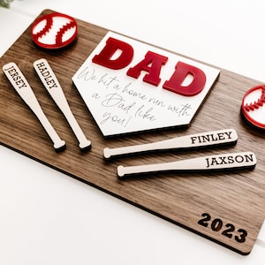 Baseball Themed Fathers Day Gift for Dad Sports Gift for Baseball Dad ...