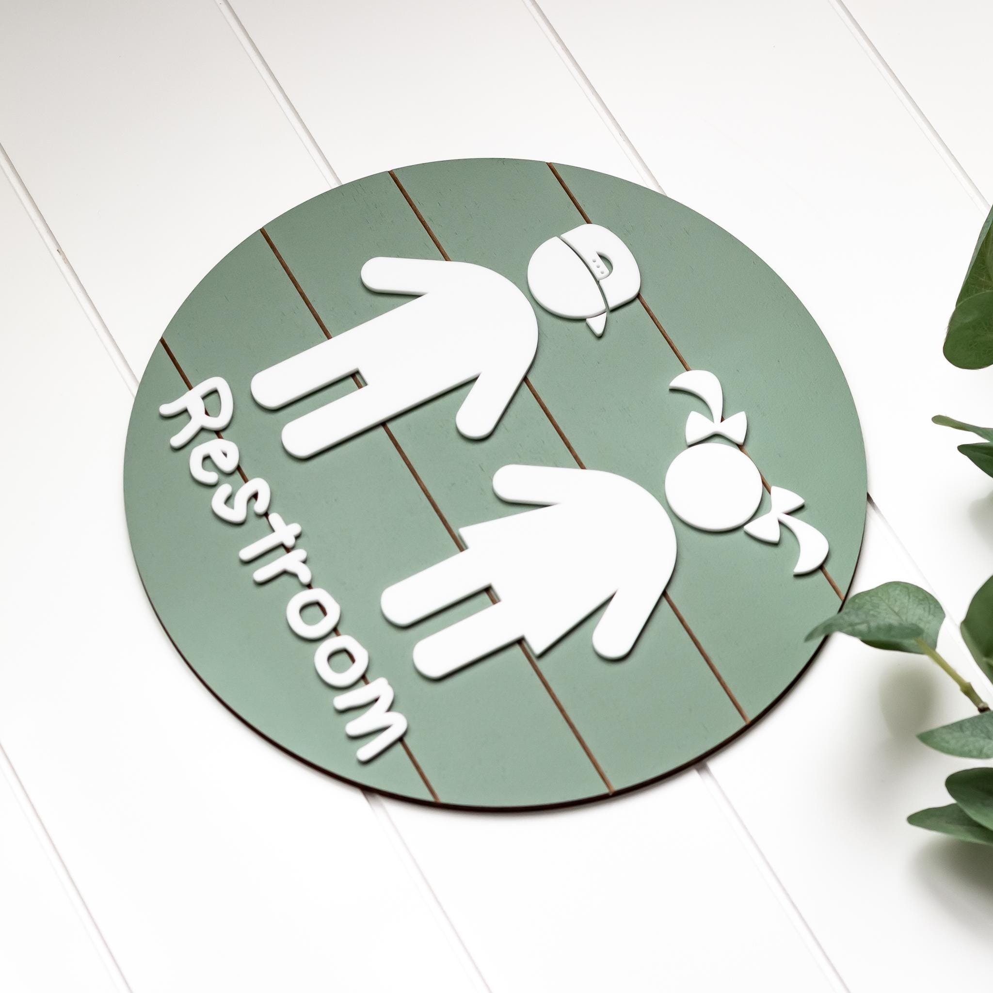 3D Toddler Restroom Shiplap Sign Kids Bathroom Wall Decor Kids Bathroom ...