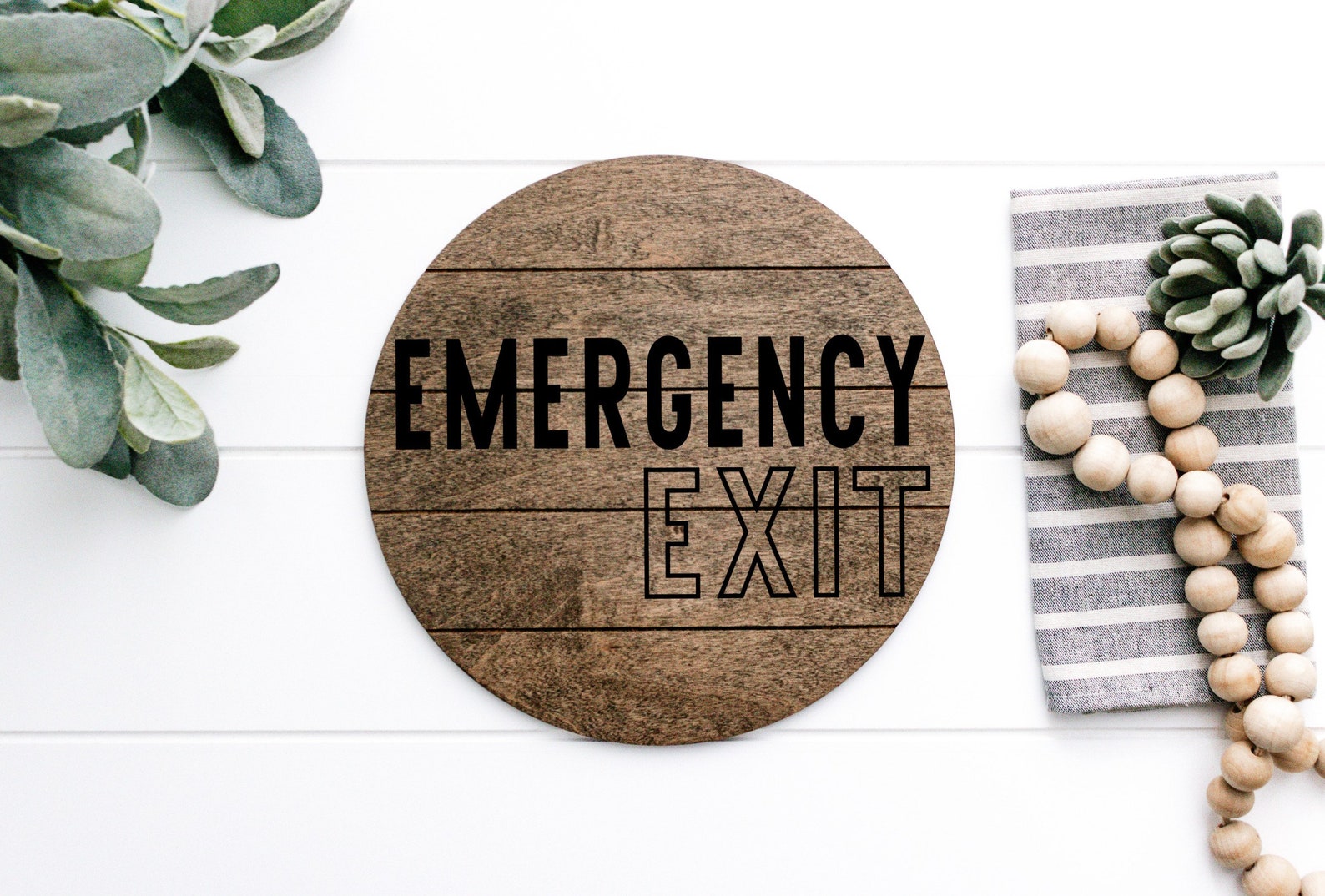 3D Exit Sign Business Door Signs Exit This Way Sign Emergency Exit ...