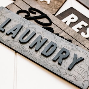 Custom Door Signs for Home and Office Restroom Sign Pantry Door Sign ...