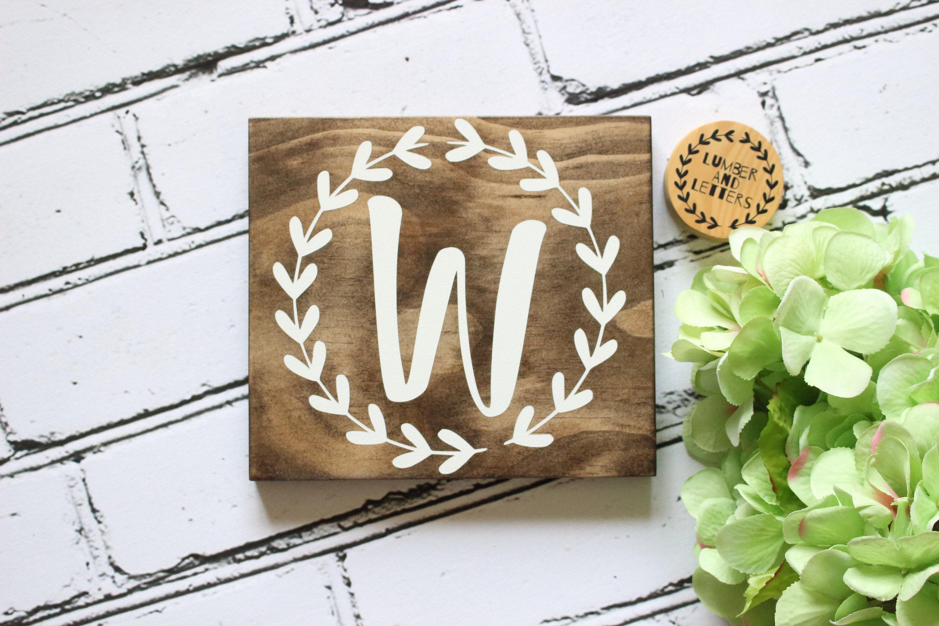 One Letter Initial Signs | Etsy