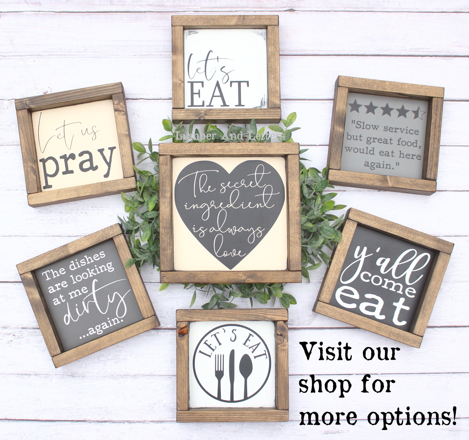 Eat Sign Kitchen Wall Decor Farmhouse Kitchen Decor Farmhouse | Etsy