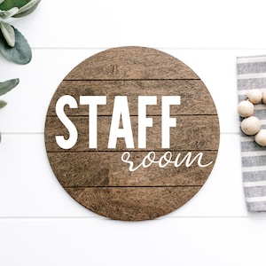 3D Staff Only Sign Business Door Signs Employees Only Sign Boutique ...