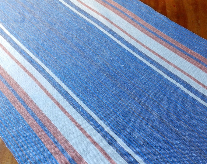 Handmade Swedish Vintage Linen Table Runner in Soft Colours ...