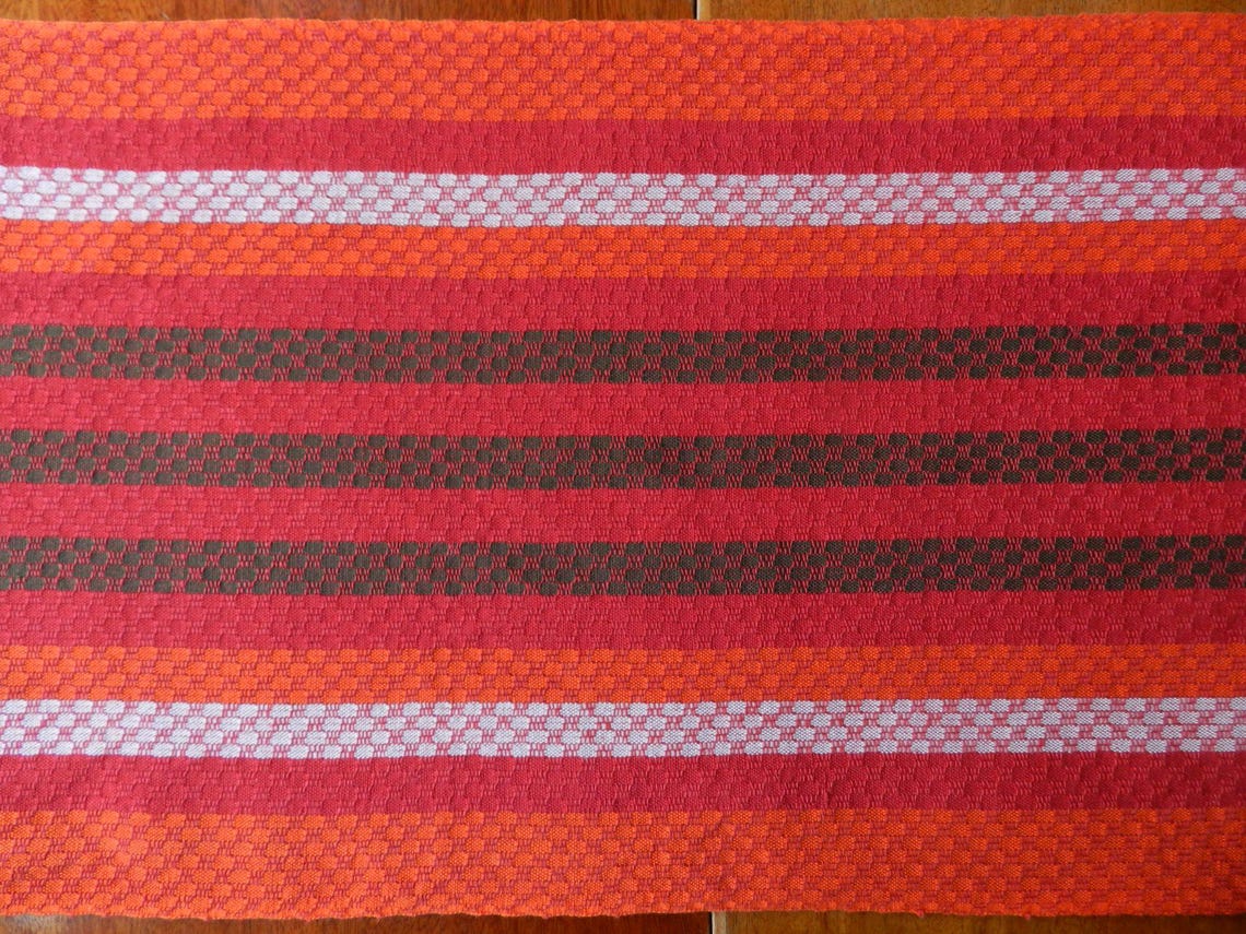 Vintage Swedish Table Runner: Linen Cotton Woven Stripes, 2.5m - Etsy