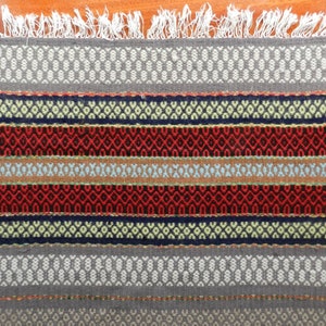 Antique Hand-woven Wool Table Runner: Swedish Rosengång Folk Art - Etsy