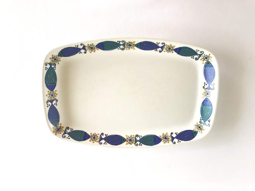 Vintage Figgjo Lotte Turi Gramstad Oliver Design 'clupea' Fish Dish ...