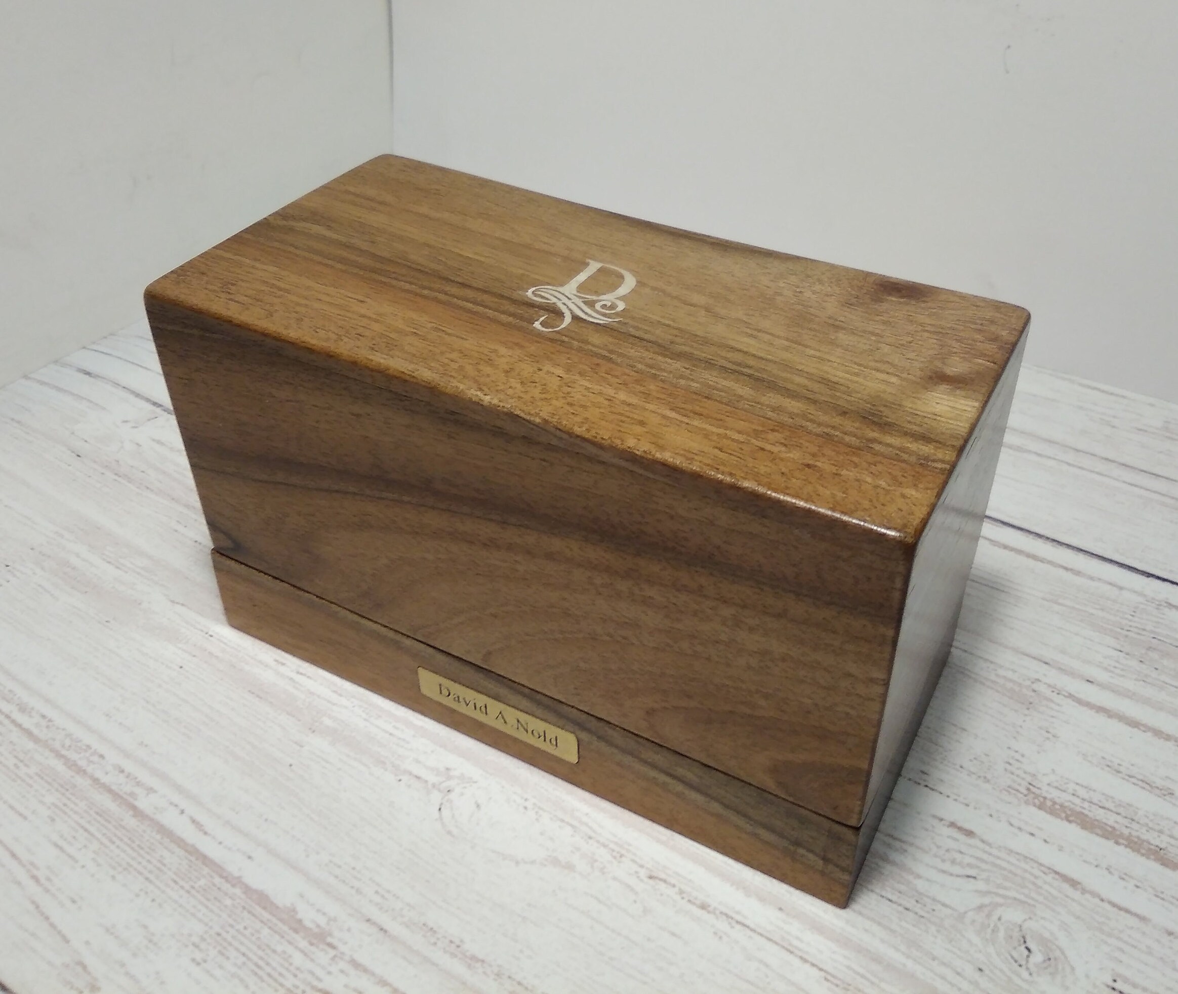 Gift Set of Two Seals in a Case Made of Wood. Wax Seal and Mastic Seal ...