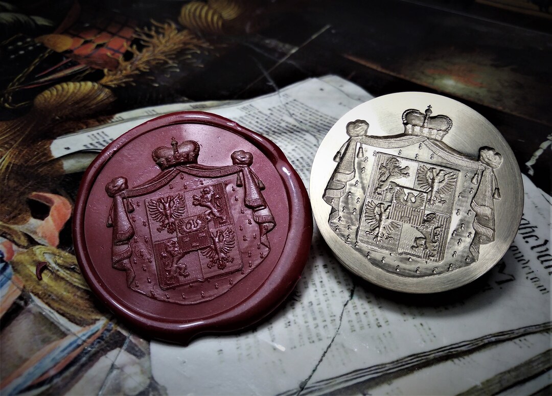Family Crest on the Sealing Wax Press - Etsy