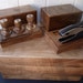 Gift Set of Two Seals in a Case Made of Wood. Wax Seal and Mastic Seal ...