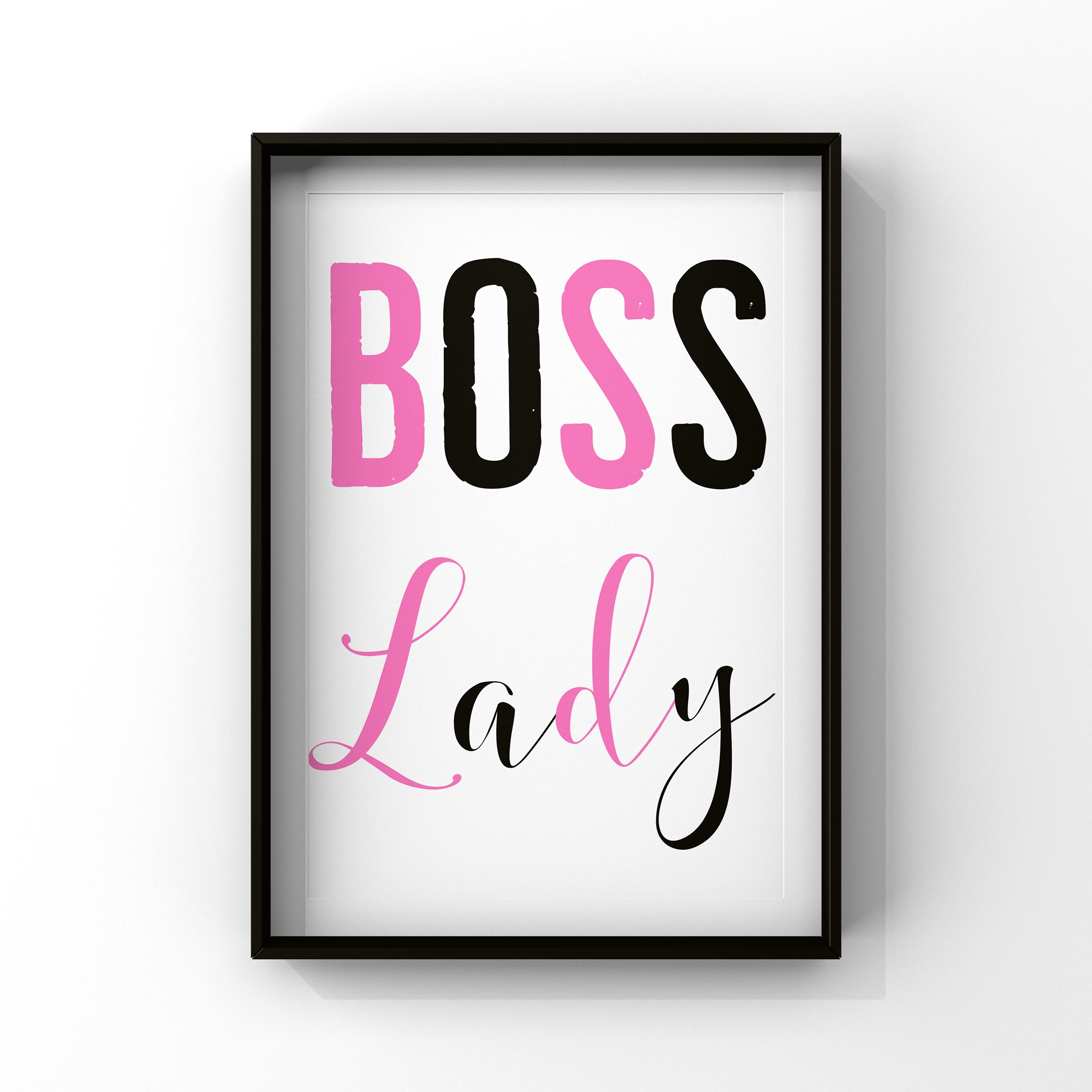 Boss Lady Desk Office Printable Digital Download - Etsy