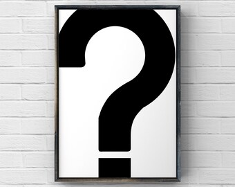 Punctuation Wall Art - Etsy