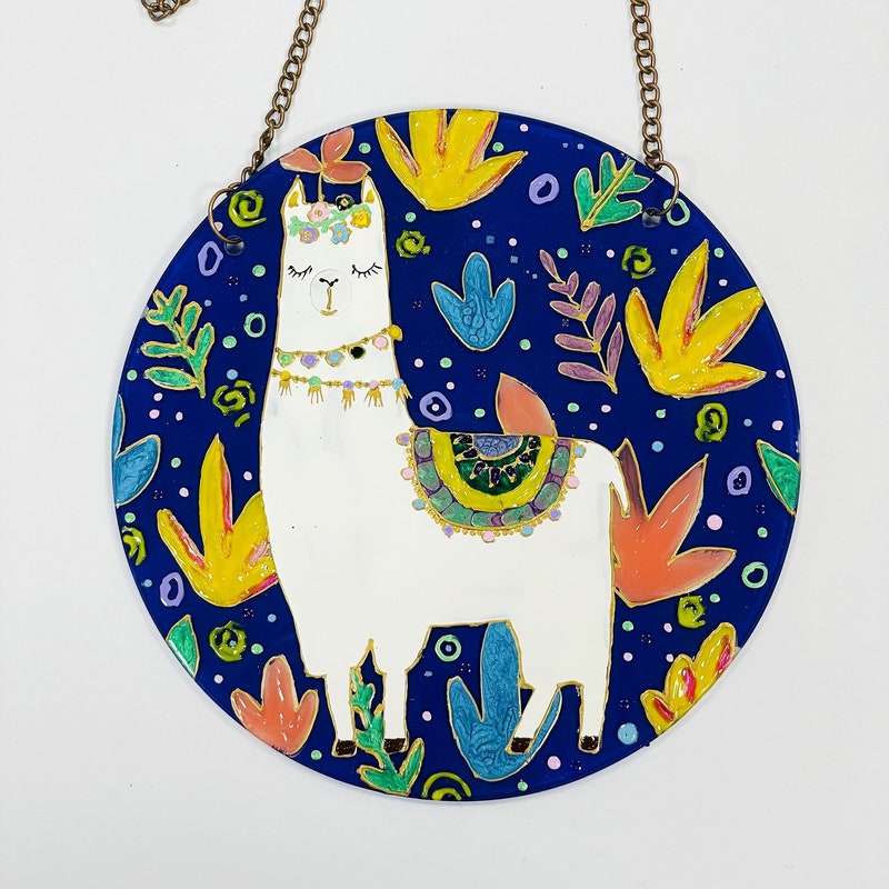 Alpaca Stained Glass - Etsy