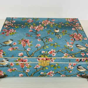 Large Blue Box, 12-compartment Tea Box, Accesory Holder, Storage Box ...