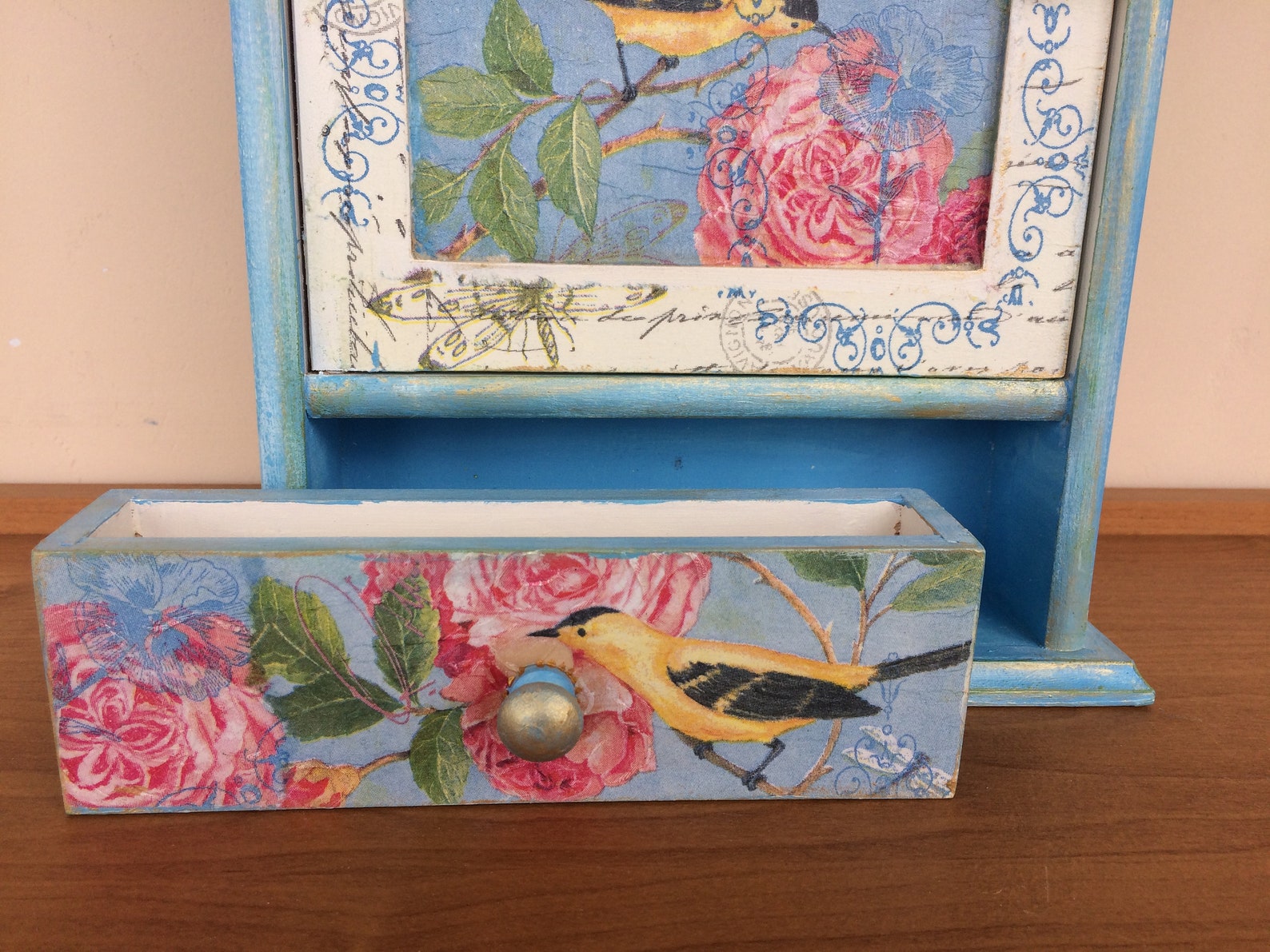 Wooden Key Cabinet Key Box Storage Wall Key Holder Rustic - Etsy