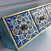 Blue Mini Chest of 3 Drawers, Blue Box, Jewelry Box, Vanity Makeup ...